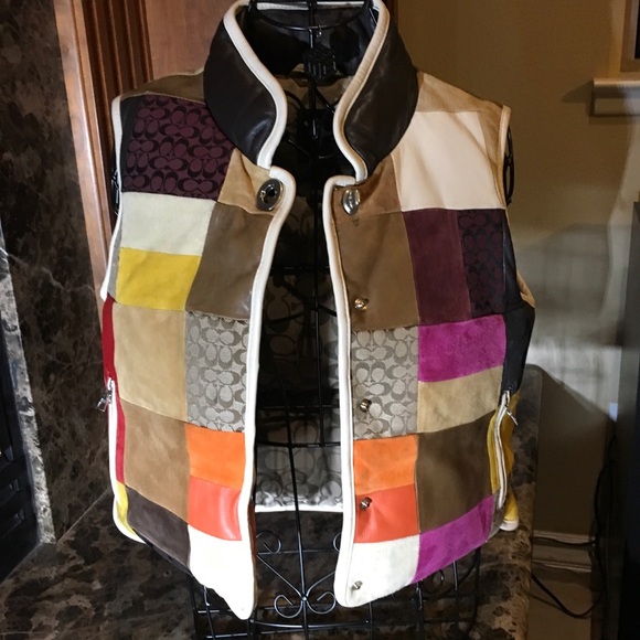 Coach | Jackets & Coats | Coach Kids Patchwork Puffy Vest | Poshmark